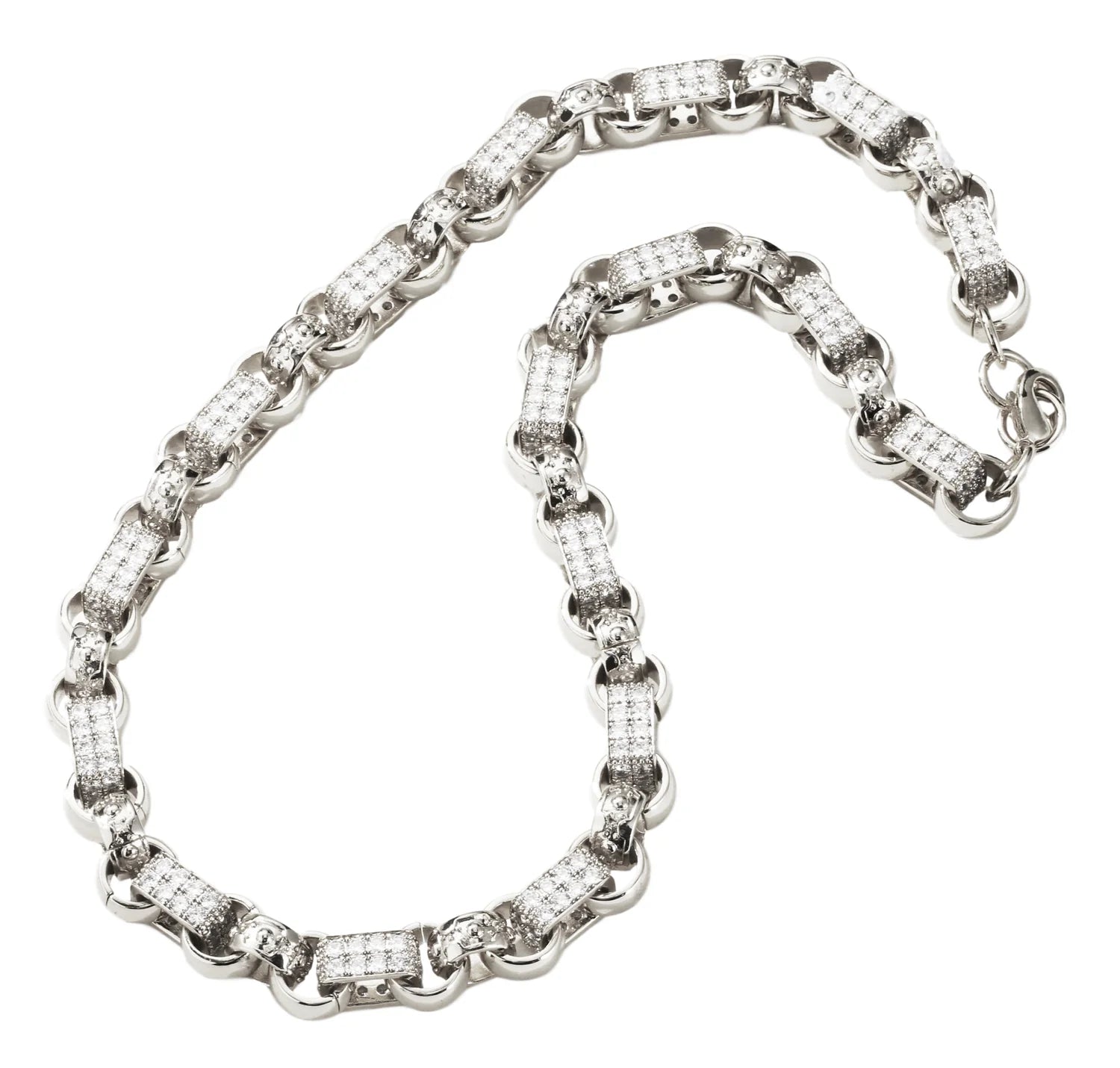 SILVER XXL GYPSY LINK BELCHER CHAIN